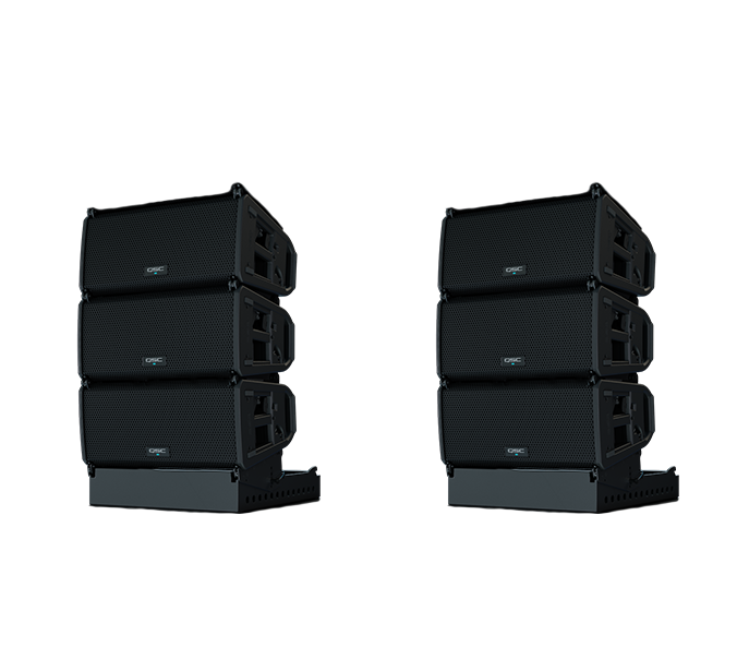 QSC L-Class 6 Box Line Array Concert System - Ground Stack